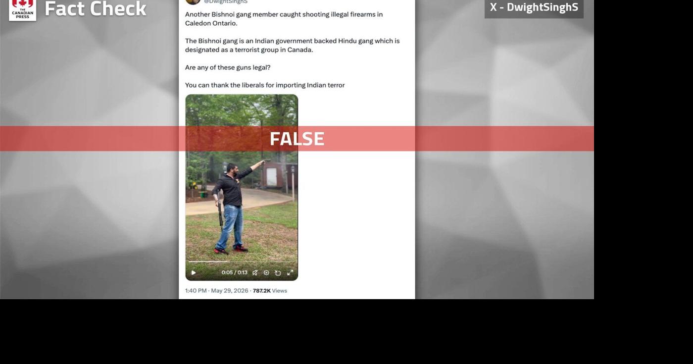 Fact File: Video shows content creator shooting guns in U.S., not gang ...