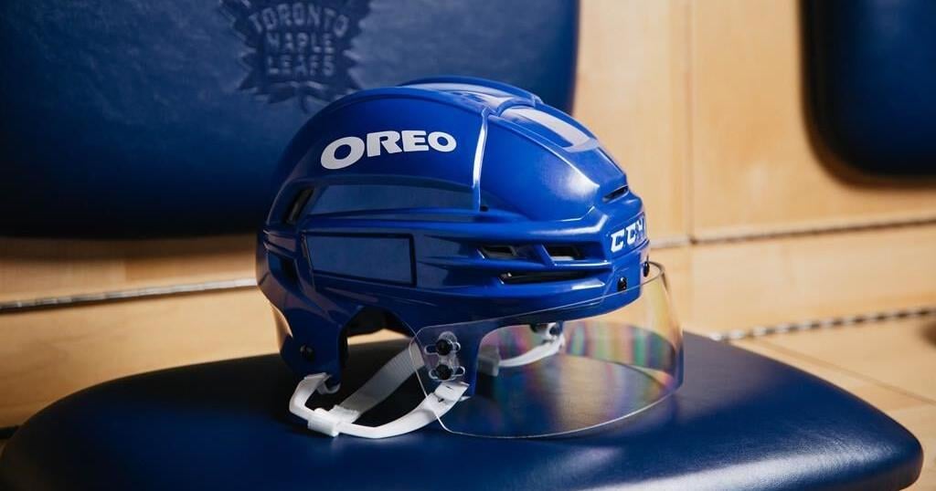 Maple Leafs announce Oreo as new helmet sponsor for upcoming NHL season ...