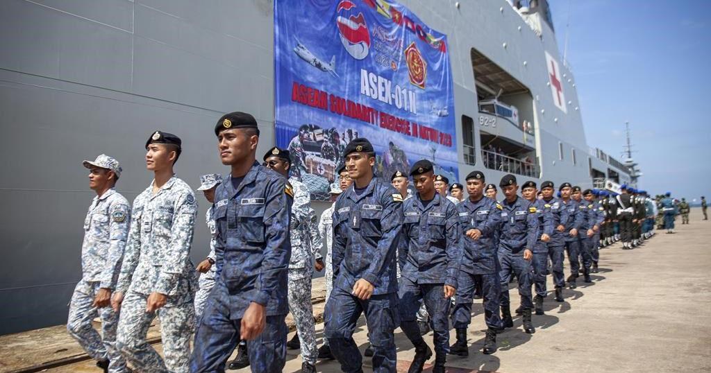 Southeast Asia nations hold first joint navy drills near disputed South ...