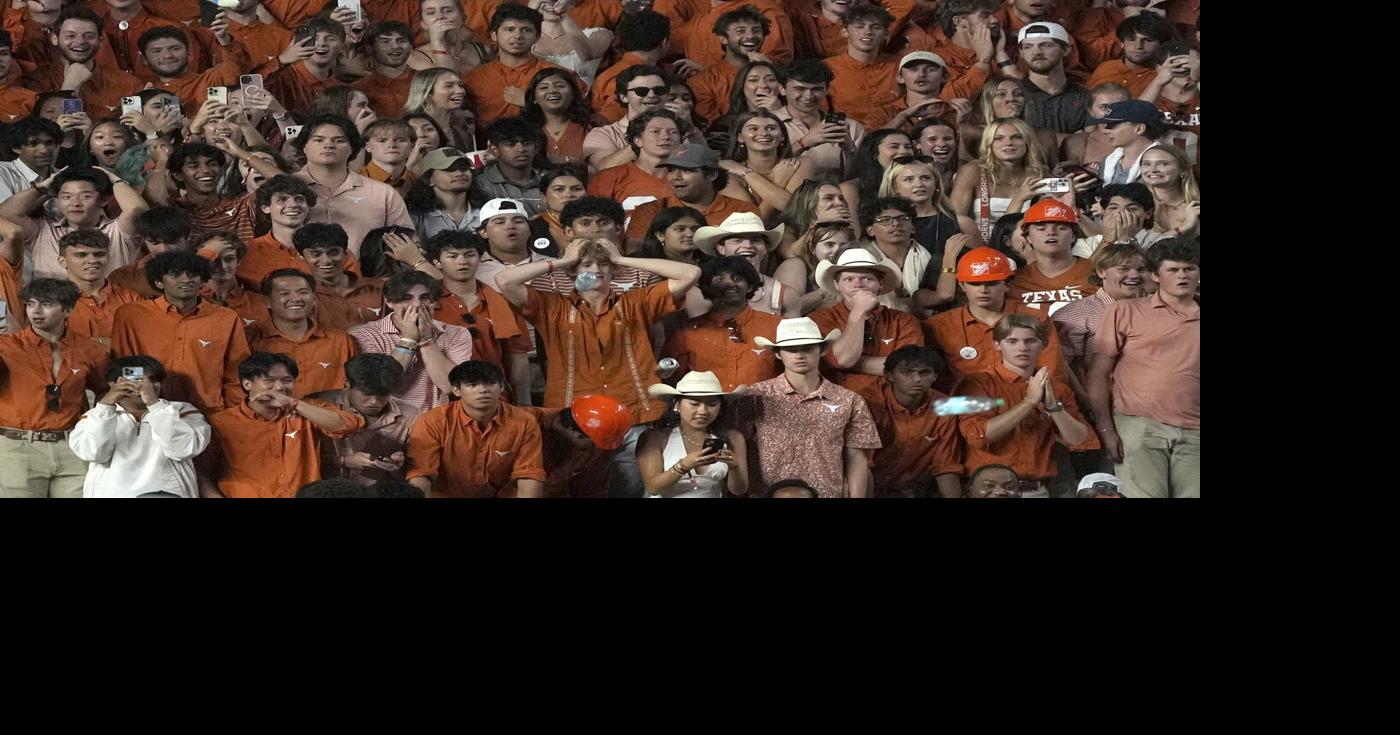 Total number of Texas fans caught and punished for throwing bottles in ...