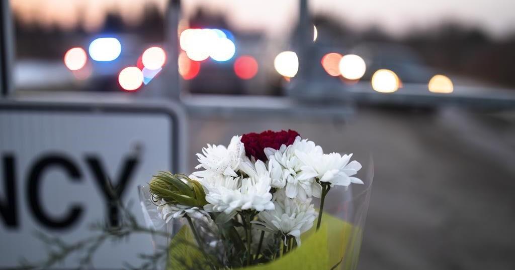 Police officers, members of the public attend procession for OPP cop ...