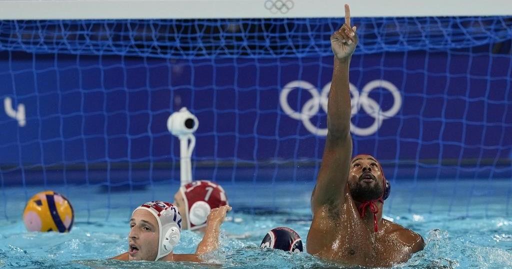 Hannes Daube stars as the US men beat Croatia 14-11 in water polo at ...
