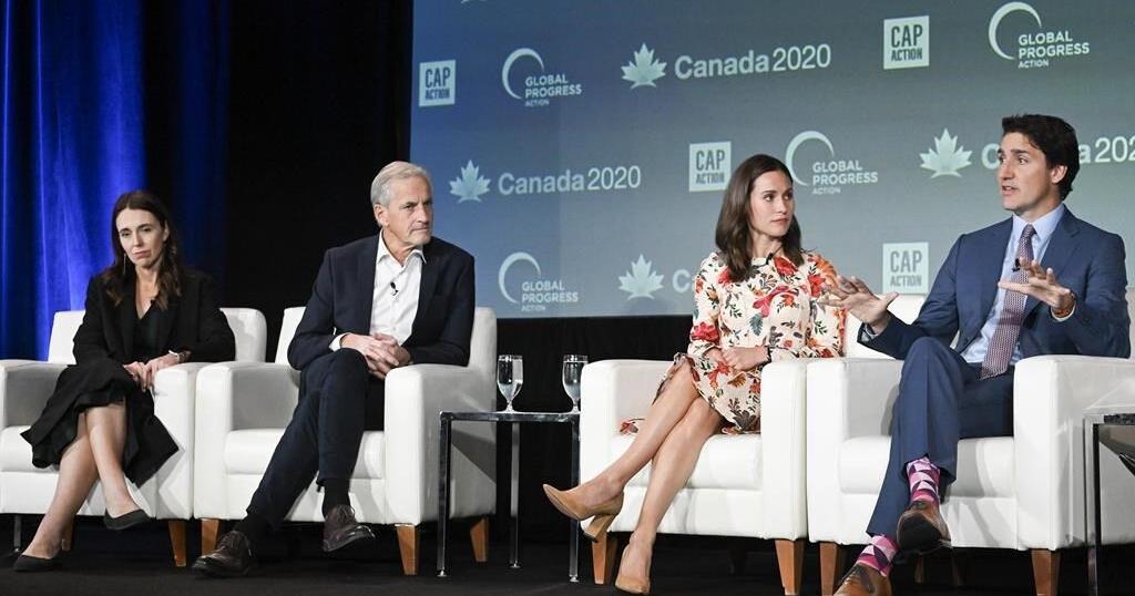 Trudeau calls for better progressive messaging at summit in Montreal ...