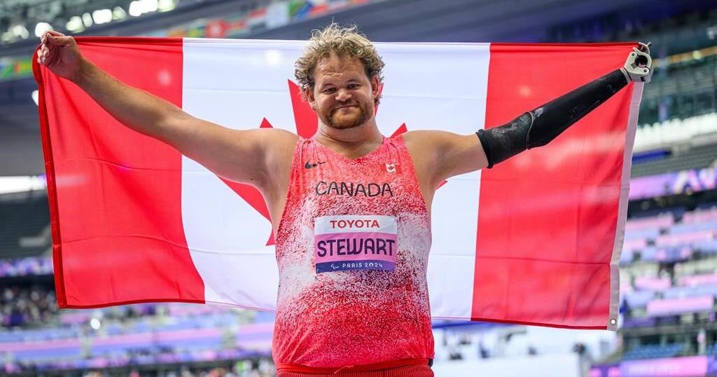 Canada's Greg Stewart repeats as Paralympic Games shot put champion ...
