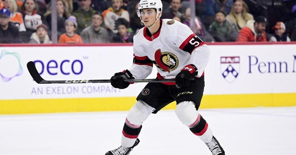 Senators sign forward Shane Pinto to two-year, $7.5-million contract ...