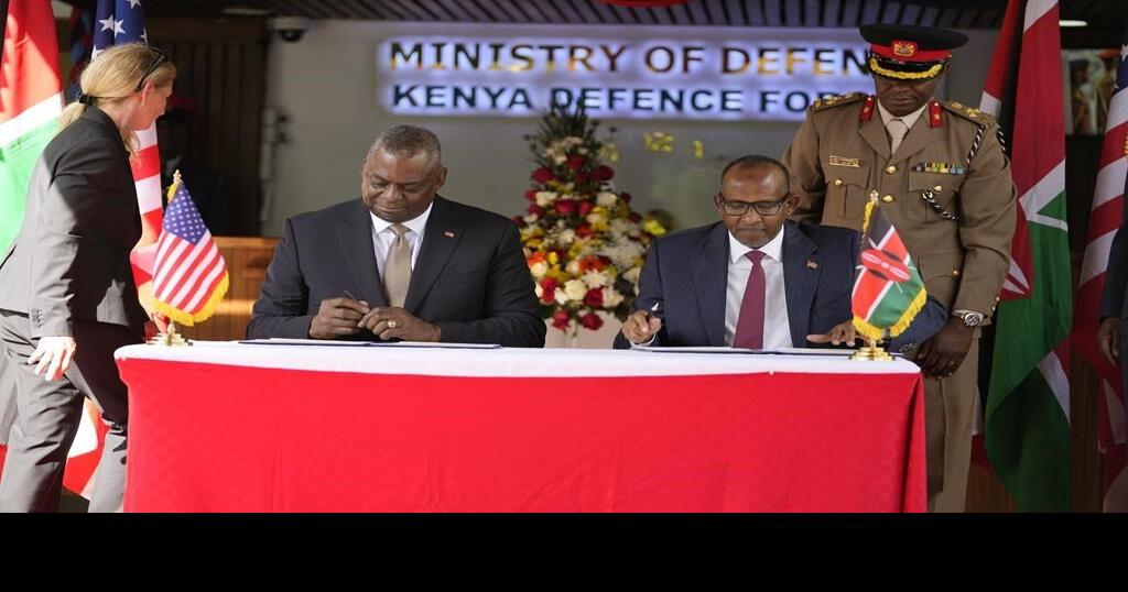 US and Kenya sign defense agreement ahead of planned Haiti deployment ...