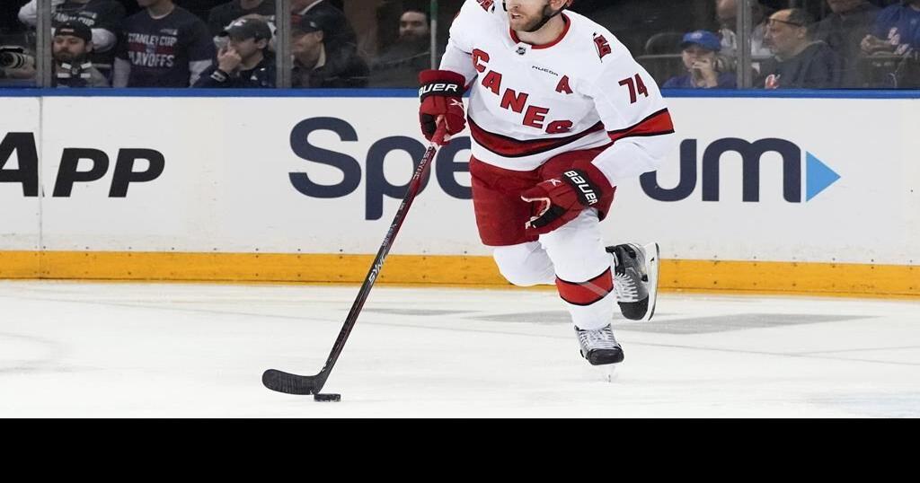 Hurricanes defenceman Slavin wins second Lady Byng Trophy | Sports News ...