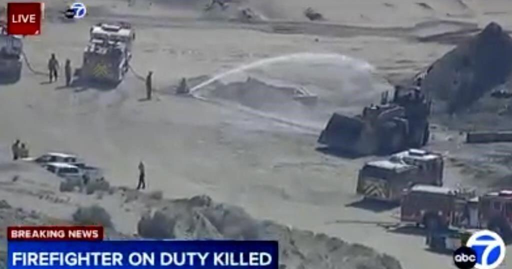 Firefighter killed in explosion while battling front end loader fire in ...