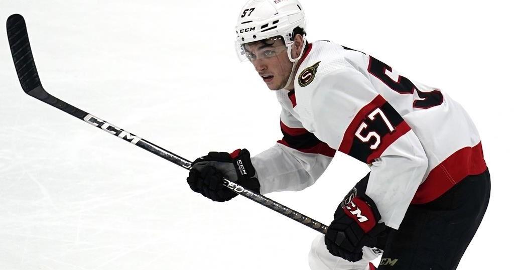 Shane Pinto signs one-year deal with Senators after gambling suspension ...