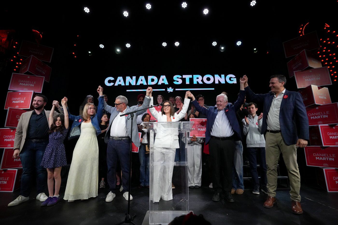 Liberals set to form historic majority government after sweeping three ...