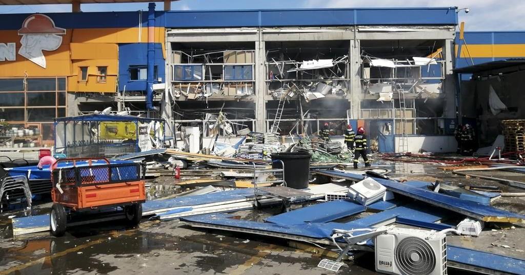 An explosion at a DIY chain store in Romania injures at least 15 people ...