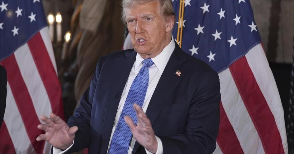 Trump reaction clip has been altered to include AI image of him with ...