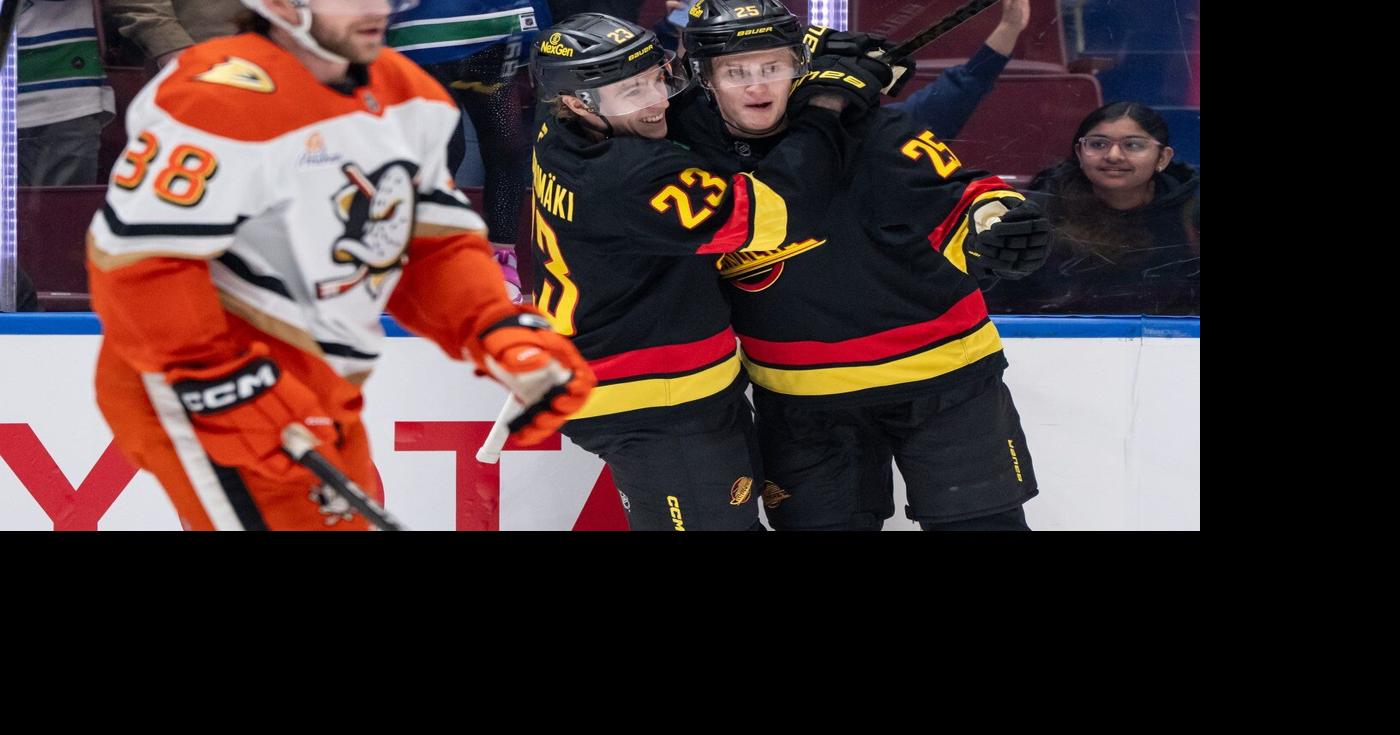 Canucks score five first-period goals en route to 6-2 victory over ...