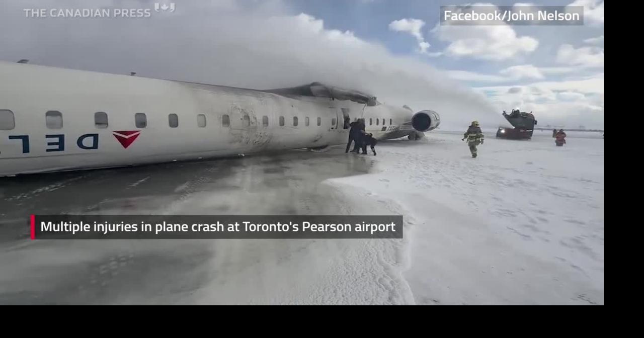 Multiple injuries in plane crash at Toronto's Pearson airport crash ...
