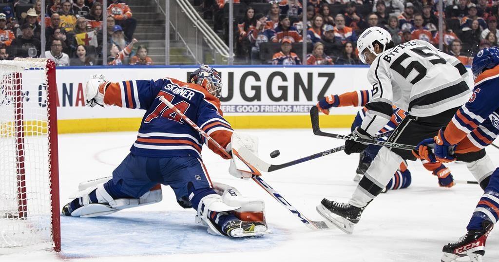Oilers goaltender Stuart Skinner named NHL rookie of the month | Sports ...