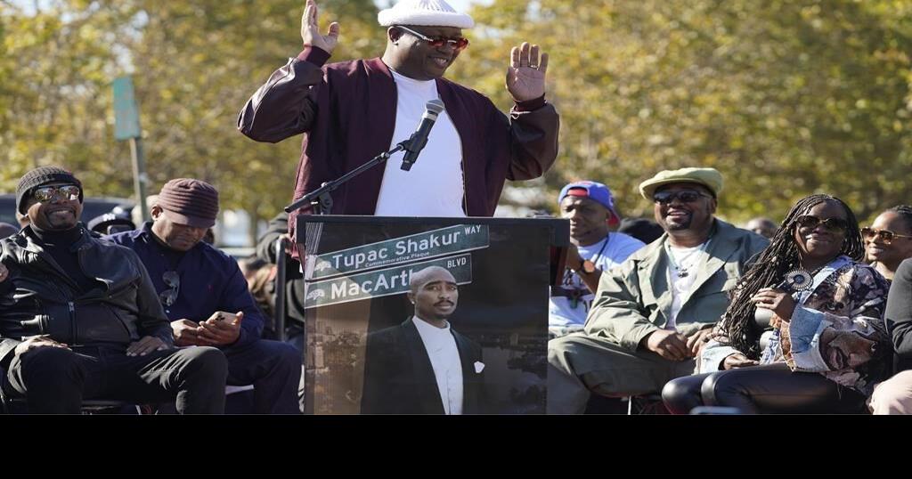Tupac Shakur has an Oakland street named for him 27 years after his ...