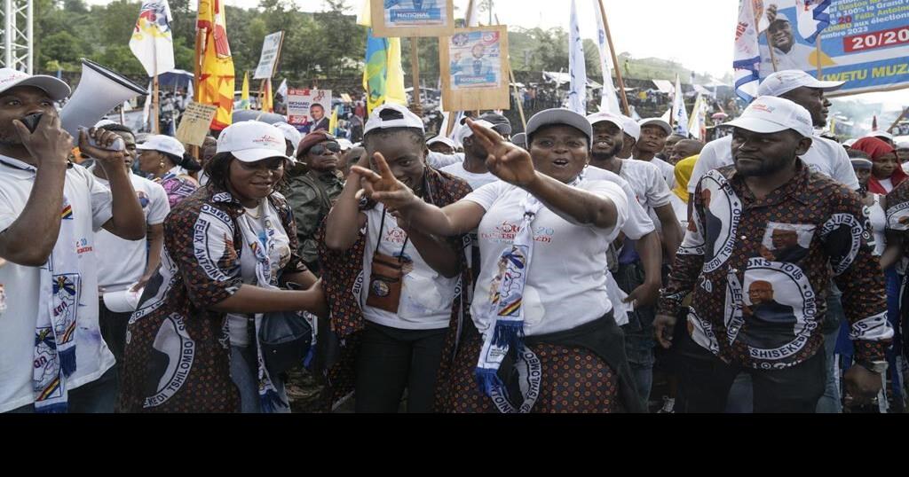 Congo's president makes campaign stop near conflict zone and blasts ...