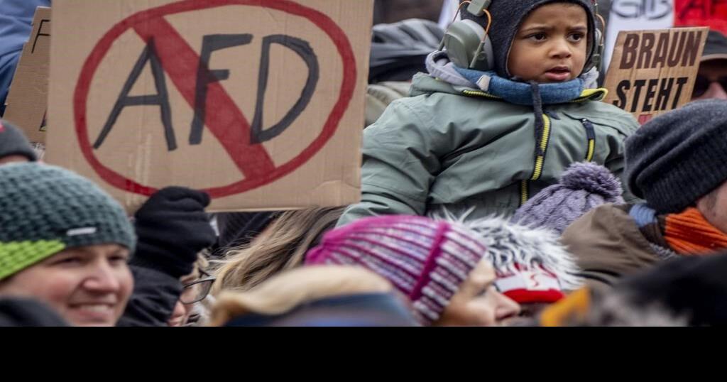 German president calls for alliance against extremism as protests ...