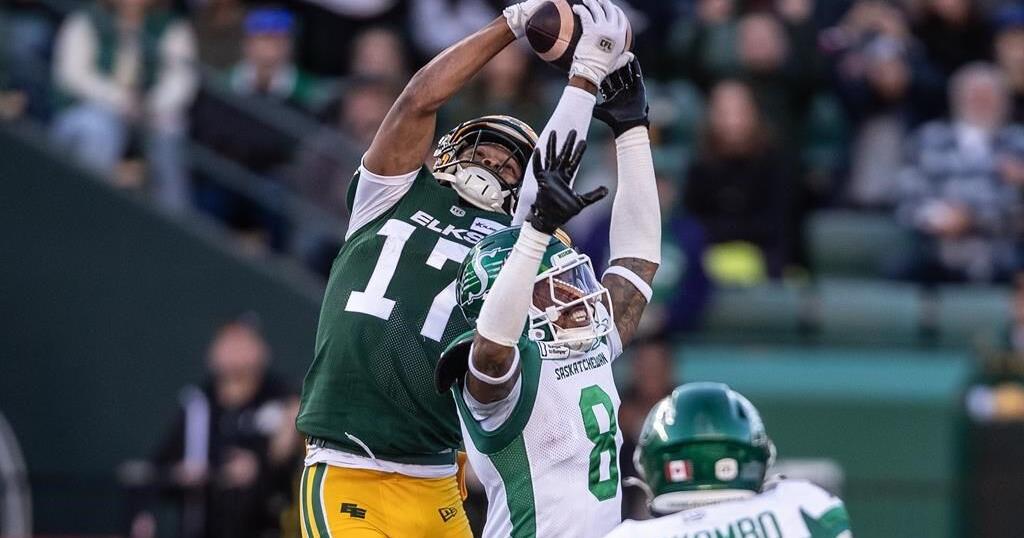 Roughriders edge Elks 28-24, clinch playoff berth | Sports News | thecanadianpressnews.ca