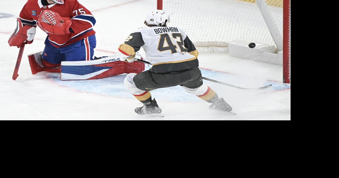 Evans scores in overtime to lift Canadiens past Golden Knights 3-2 ...