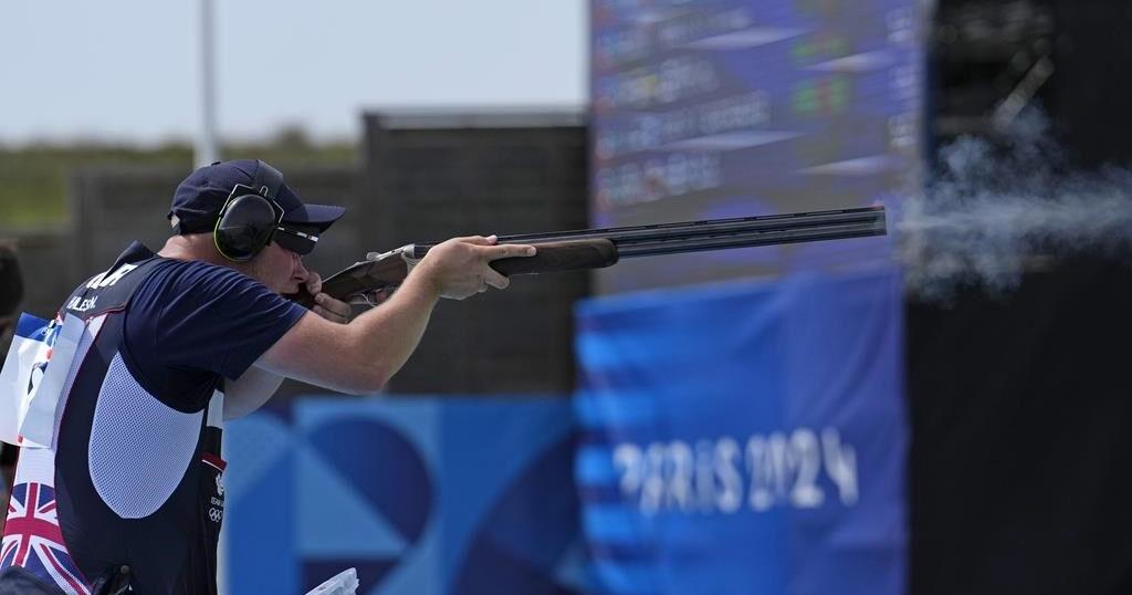 British shooter Nathan Hales wins Olympic men's trap gold. Guatemala ...