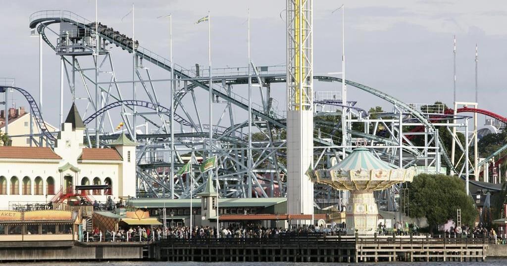 Riders plunge from a derailed roller coaster in Sweden, killing one and ...