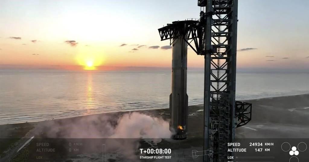 In an engineering feat, mechanical SpaceX arms catch Starship rocket ...