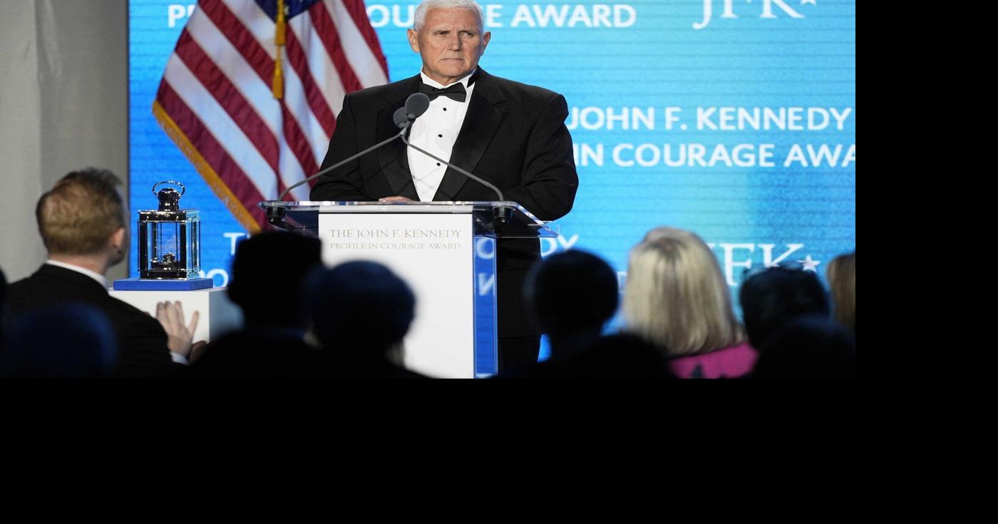 Former Vice President Pence defends Constitution after getting Profile ...