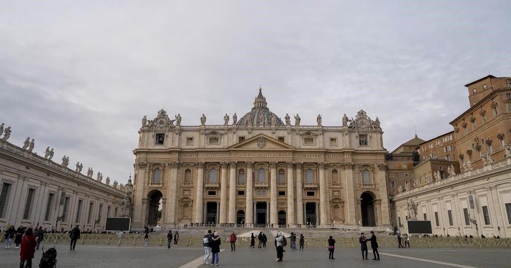Vatican unveils plans for restoring Bernini's canopy in St. Peter's Basilica | World News ...
