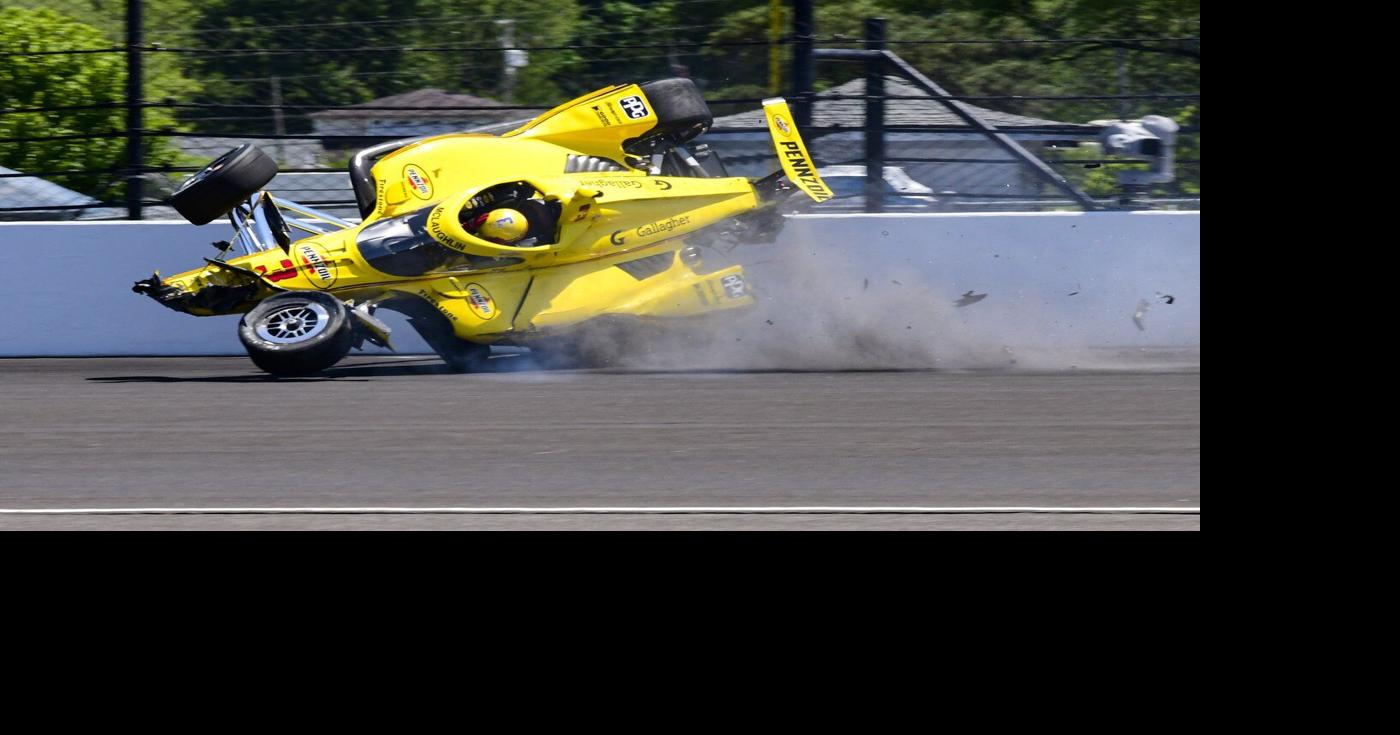 Scott McLaughlin destroys car in huge crash ahead of Indianapolis 500 ...