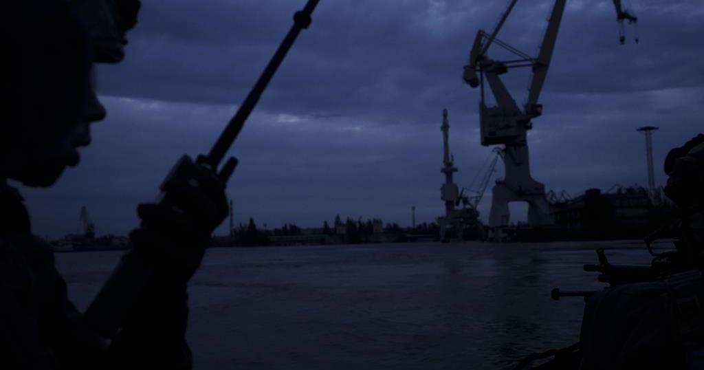 Ukraine damages a Russian landing ship in the Black Sea after ...