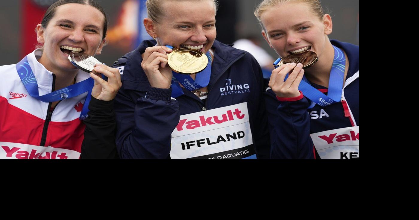 Montreal's Simone Leathead wins high-diving silver at World Aquatics ...