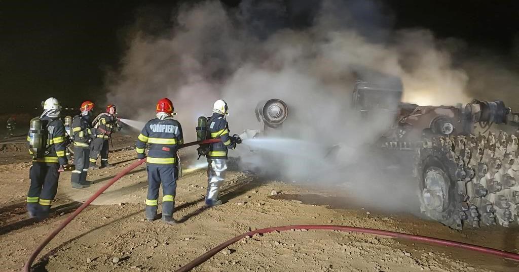 Gas explosion and fire at highway construction site in Romania kills 4 ...