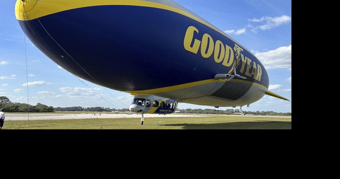 Goodyear Blimp at 100: From Ronald Reagan to Ice Cube, 'floating piece ...