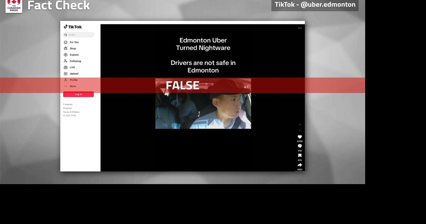Fact File: Video of supposed attack on Edmonton Uber driver actually ...