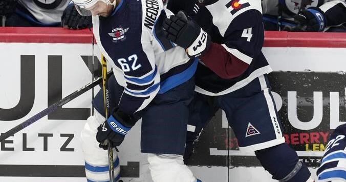 Avs beat Jets 4-2, remain in control of Central Division | Sports News ...
