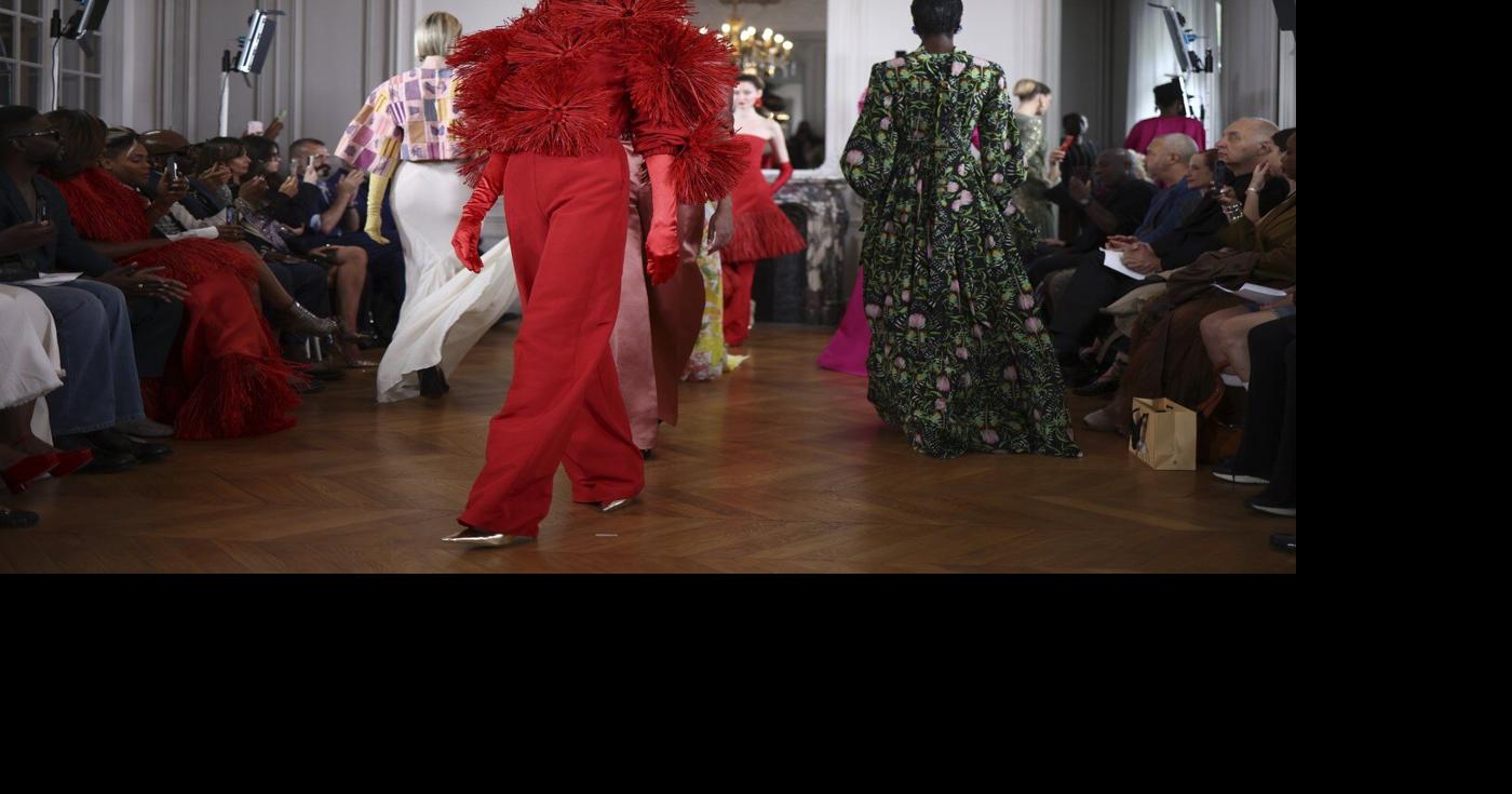 Ayissi fuses African tradition and Parisian craft with bold flower ...