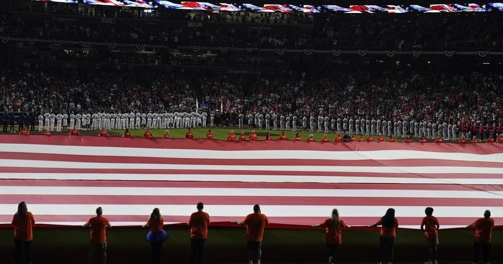 National anthem singer flubs lyrics at World Series opener ...