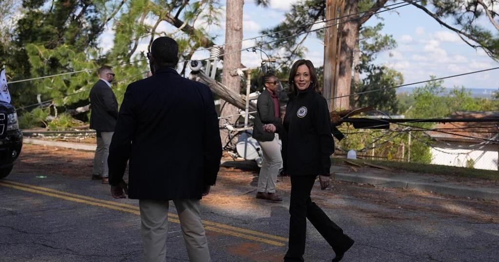 Hurricane Helene brings climate change to forefront of the presidential ...