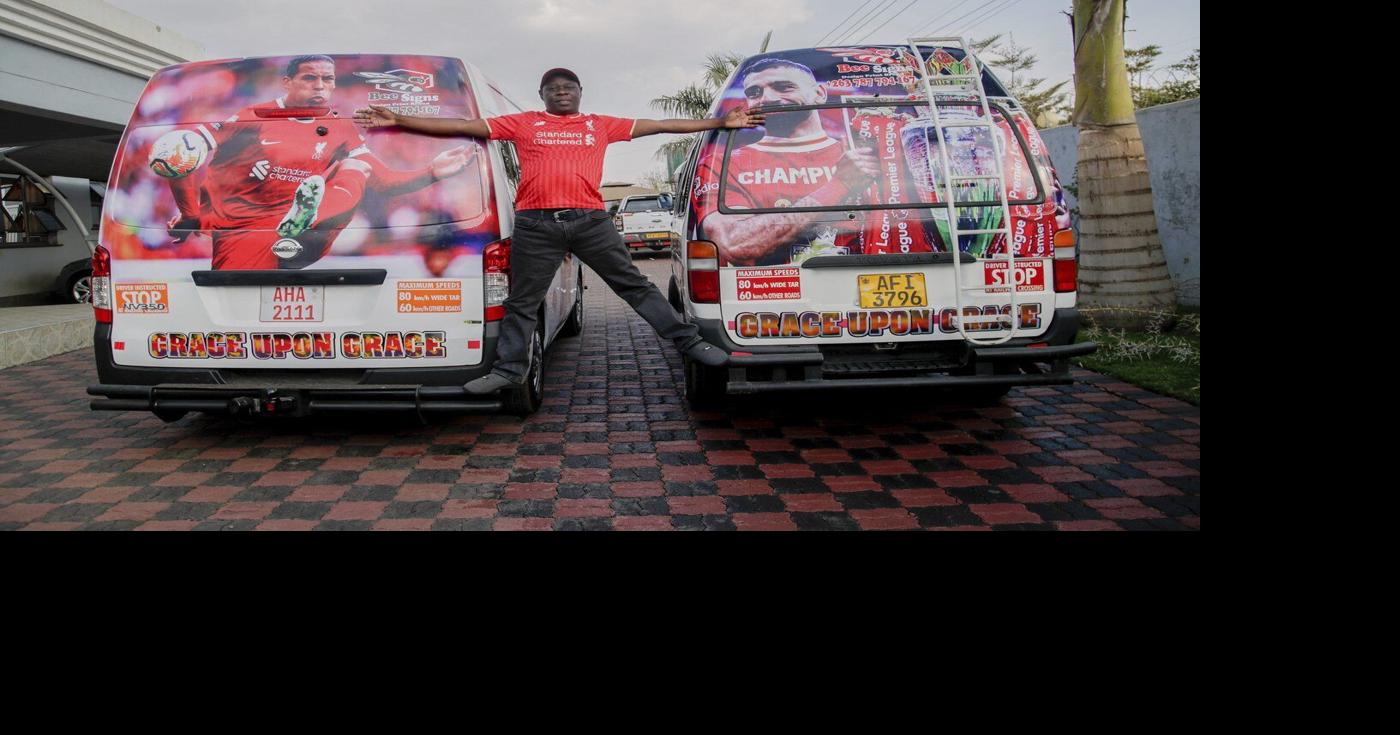 Photos of taxi drivers in Zimbabwe showing off team colors for the ...