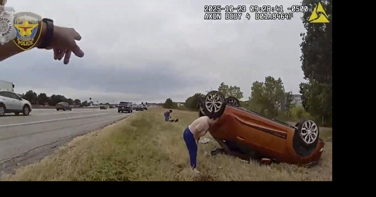 Video shows dramatic rescue of baby pinned under overturned car in ...