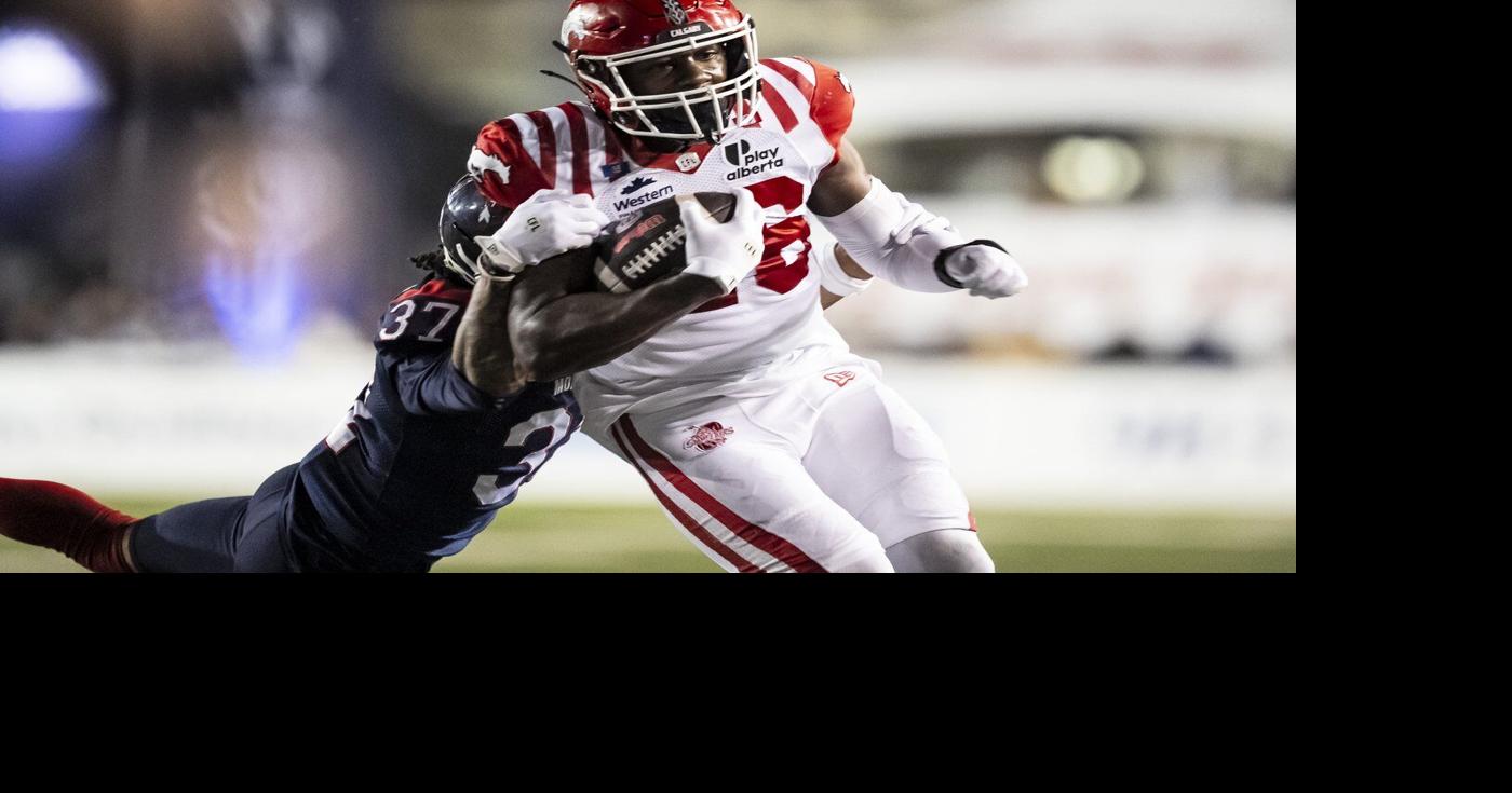 Calgary running back Mills says his head in a good place led to career ...