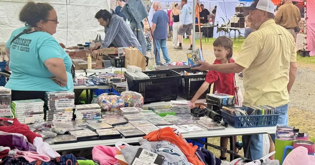 Into every flea market a little rain must fall… sometimes more than ...