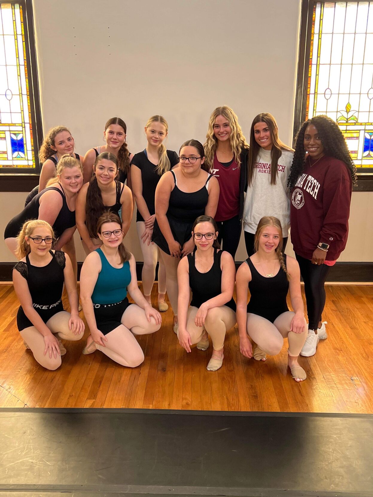 Cavalier Dance works with VT dance team | Sports | thecarrollnews.com