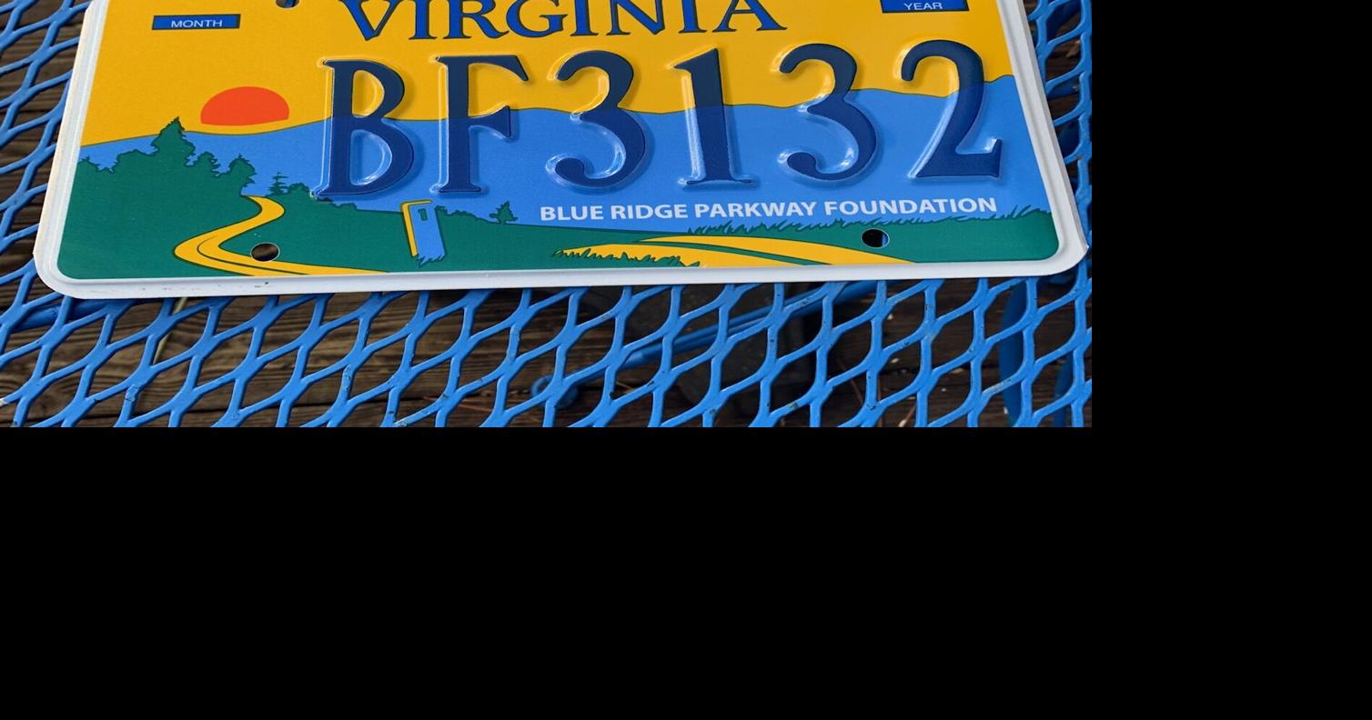 Virginia’s Blue Ridge Parkway license plate now available online | News ...