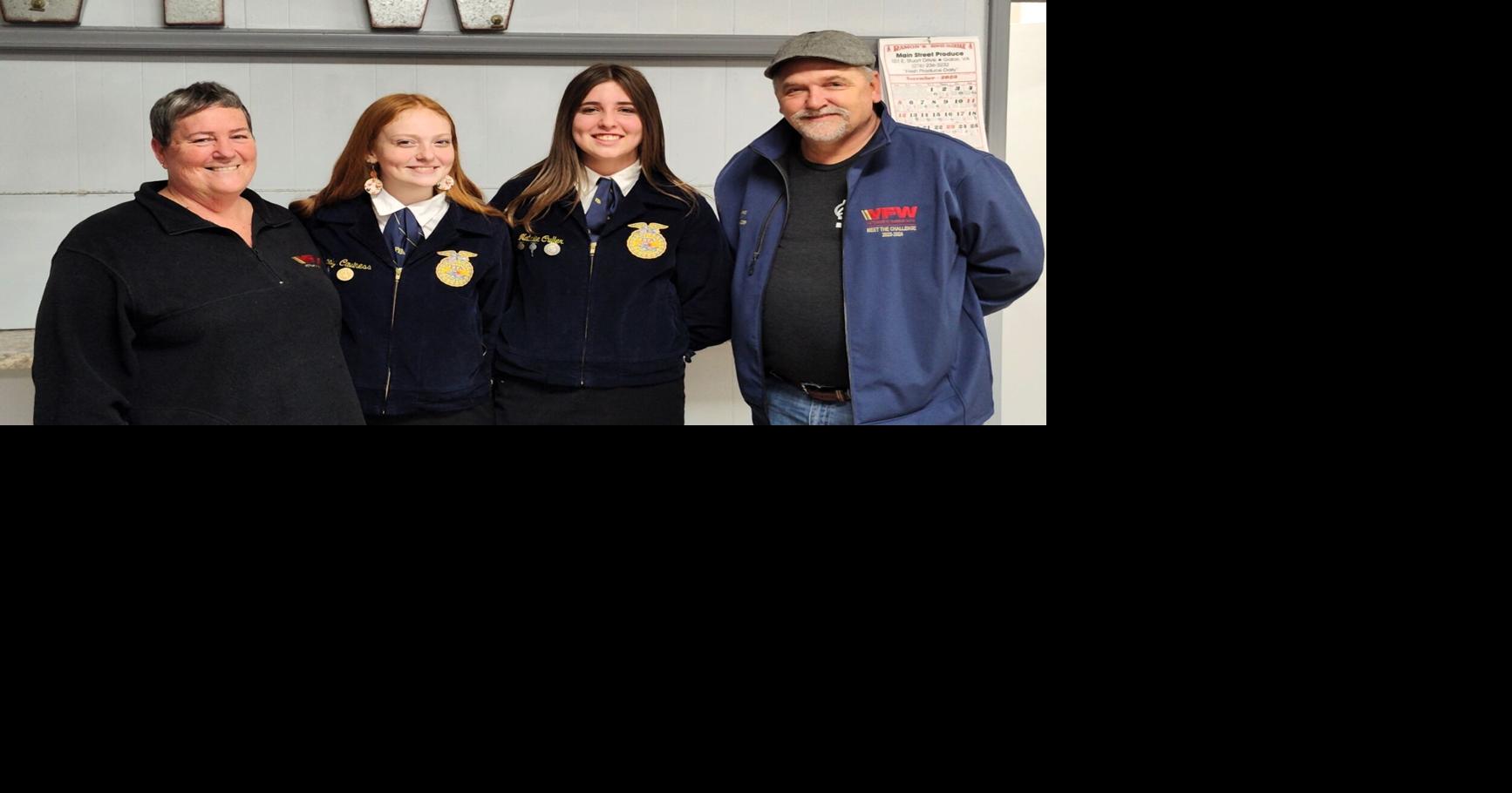 FFA members recognized for national title by VFW Post 1115 | News ...