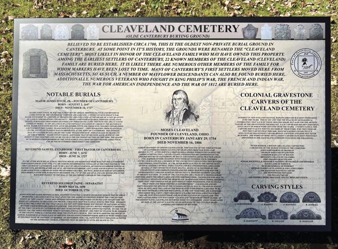 Canterbury Historical Society takes over neglected Cleaveland Cemetery ...