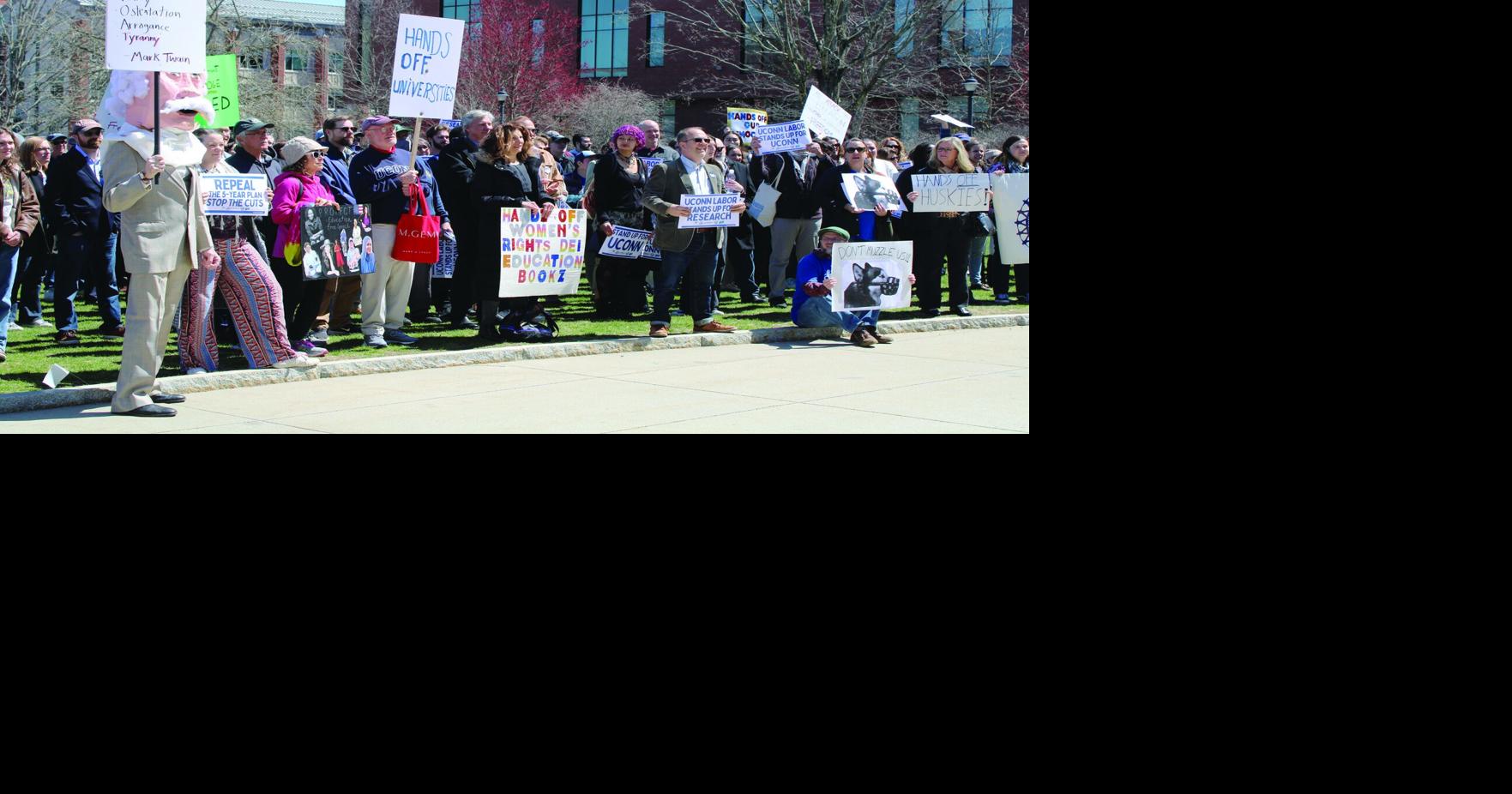 Rally at UConn: Students, faculty protest federal cuts | News ...