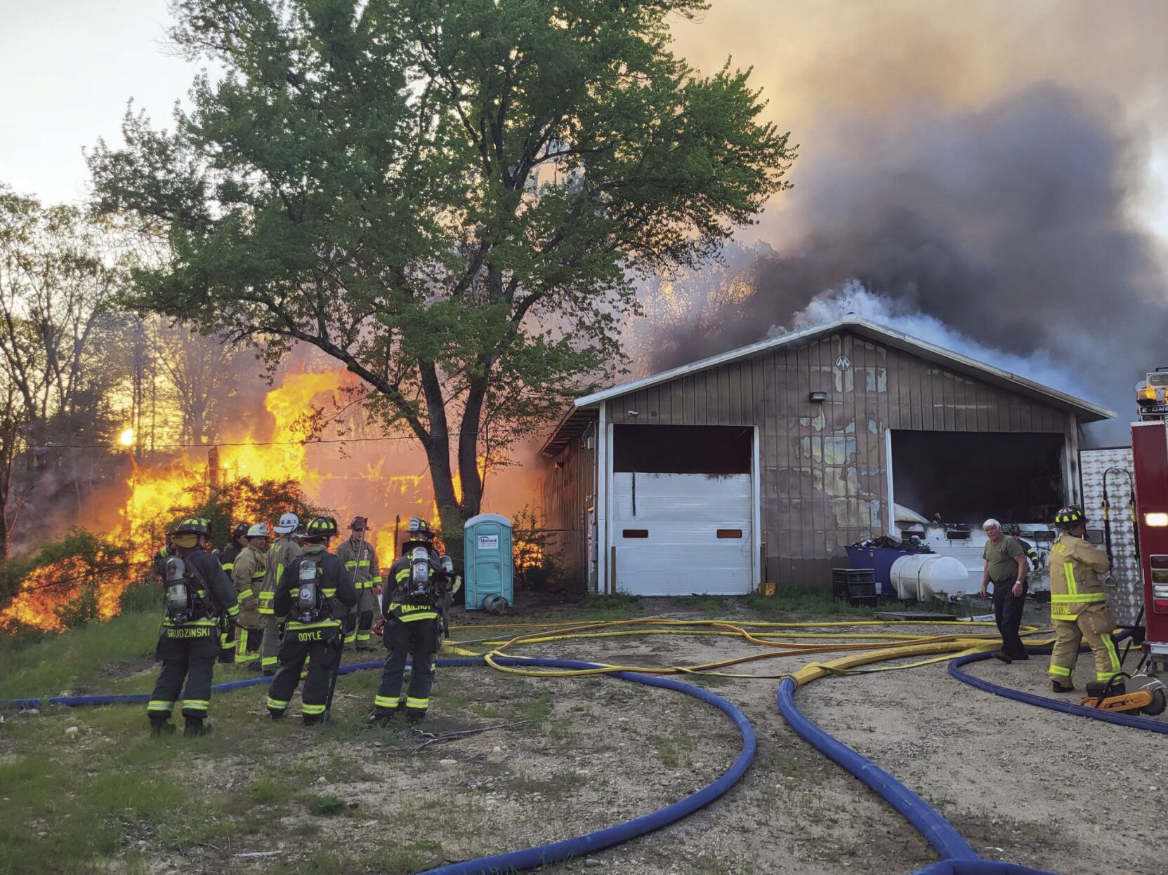 40 firefighters battle large Windham fire | News | thechronicle.com