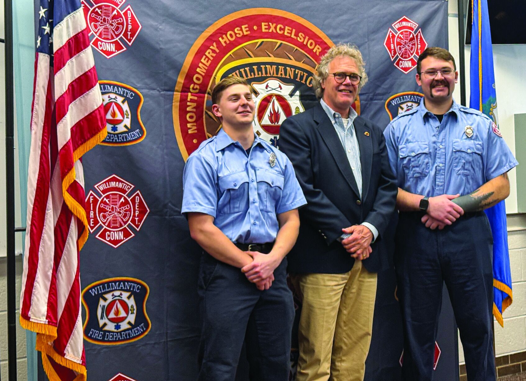Pinning Ceremony: Two new firefighters join Willimantic FD | News ...